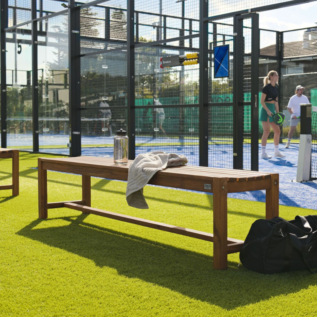Teak tuinbank Court - Houthandel Jan Sok Joure